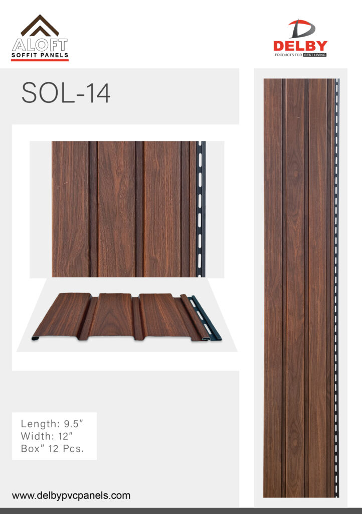 2 Groove Series Soffit Panels SOL-14