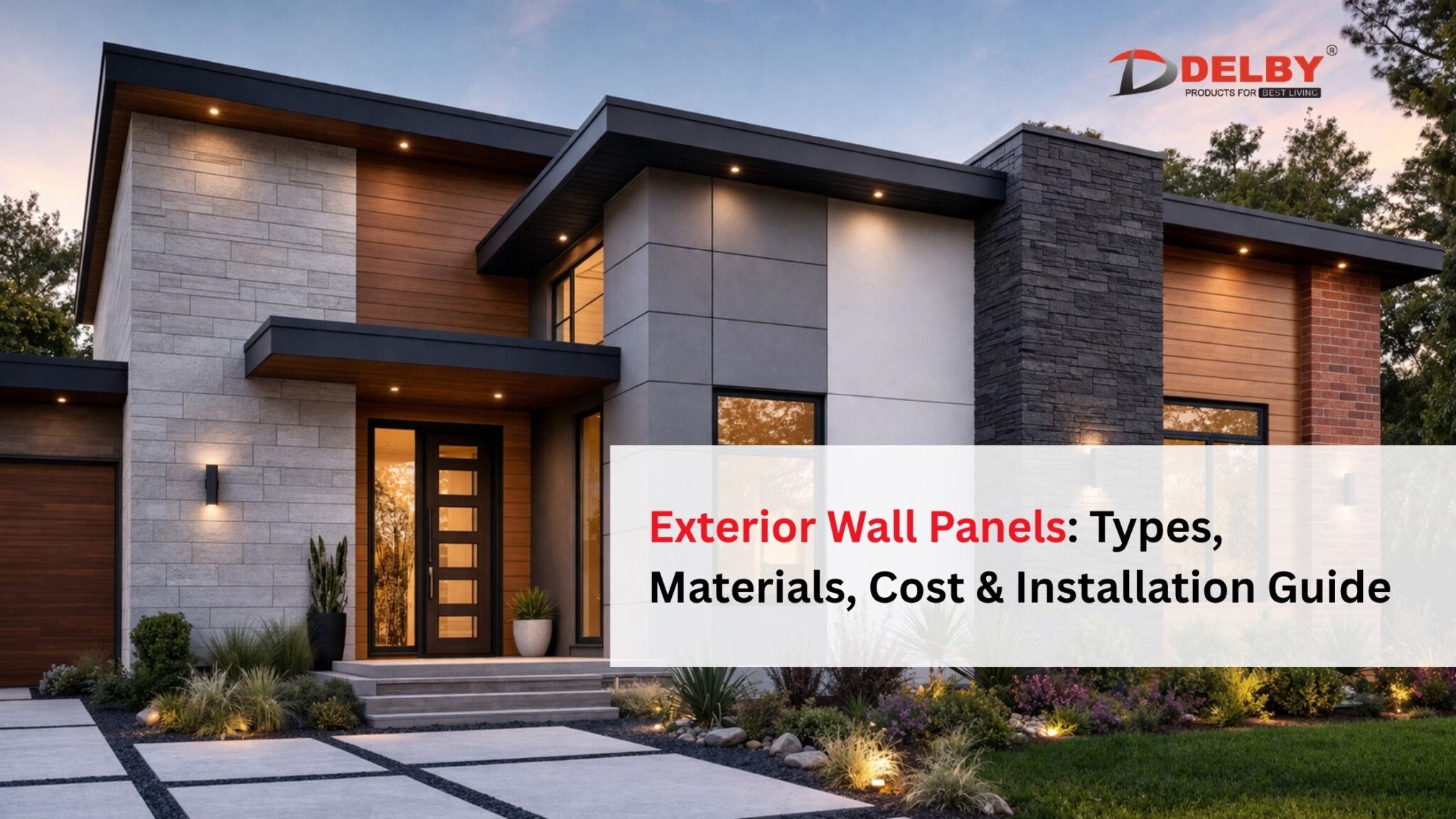 Learn about exterior wall panels types cost and uses