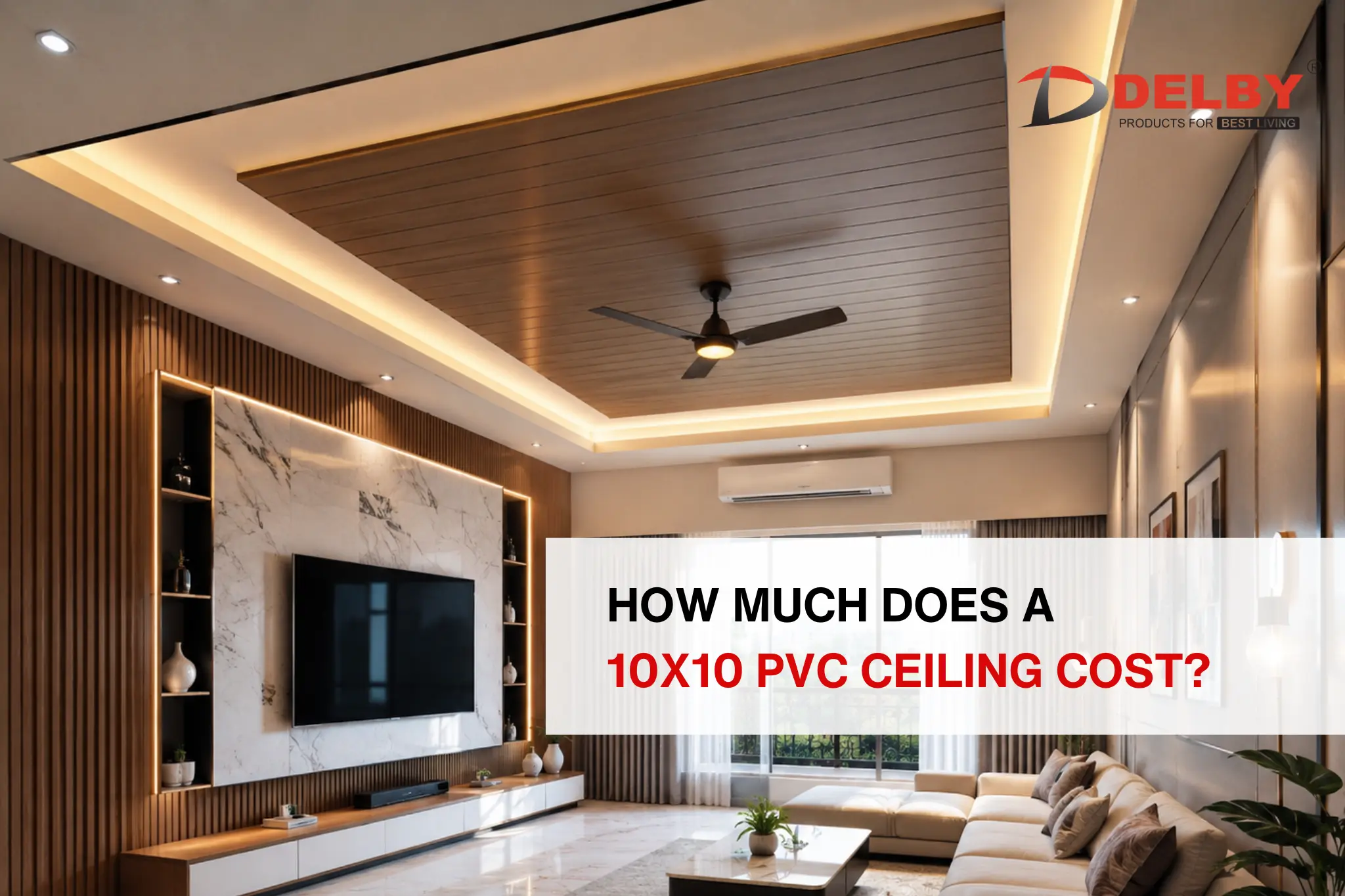 How Much Does a 10x10 PVC Ceiling Cost? Price Guide 2026